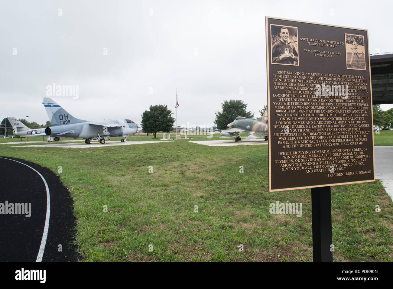 The 121st Air Refueling Wing, Ohio holds a ceremony to dedicate ...