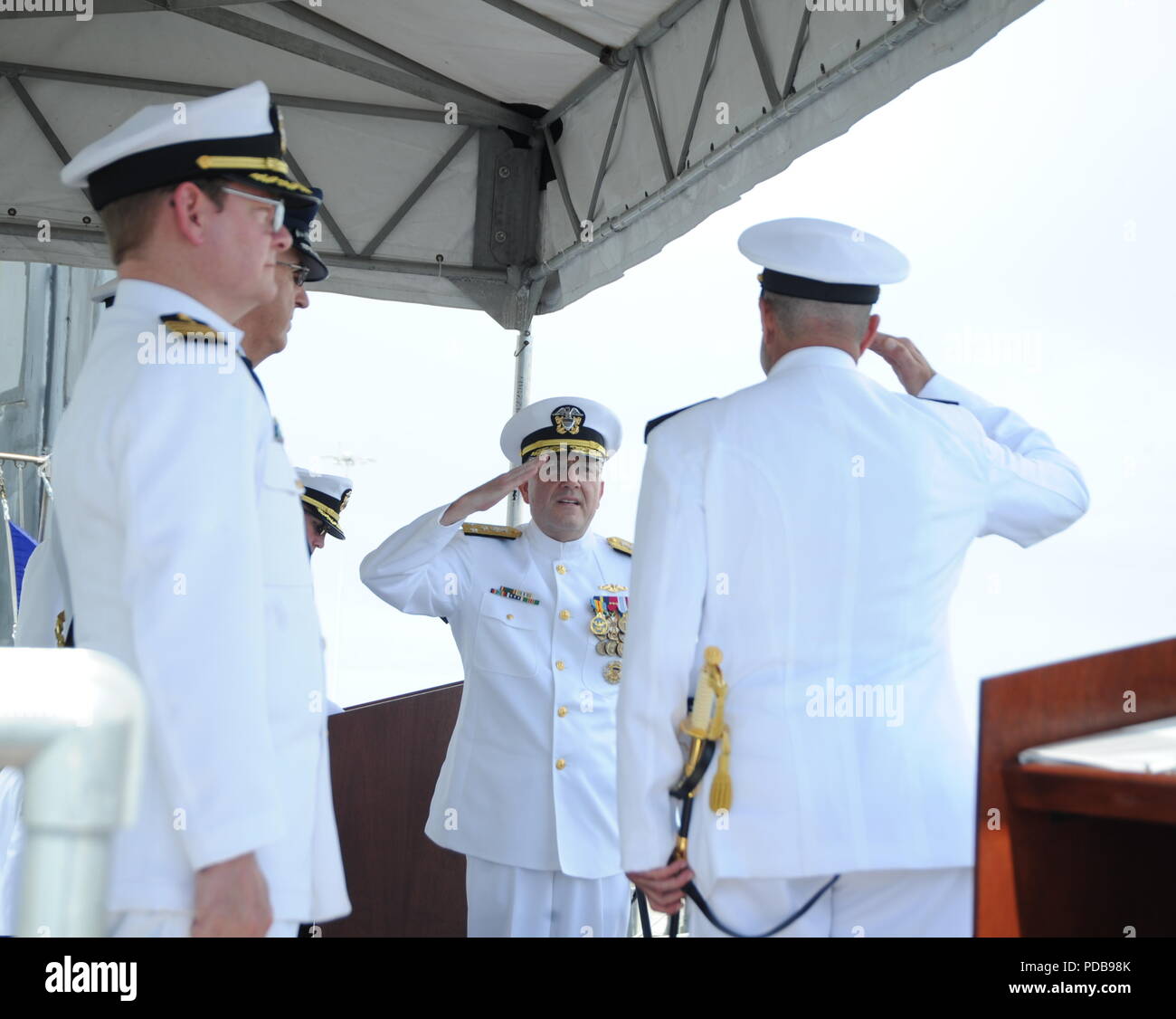NORFOLK, Va. (Aug. 3, 2018) Vice Adm. Charles A. Richard, the incoming ...