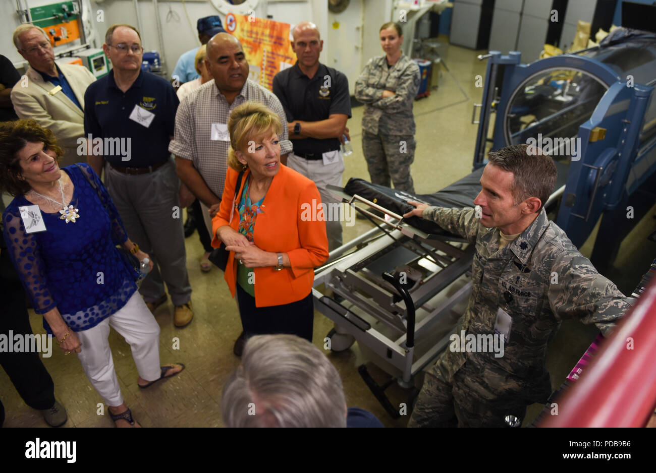 Team Travis honorary commanders tour David Grant Medical Center August ...