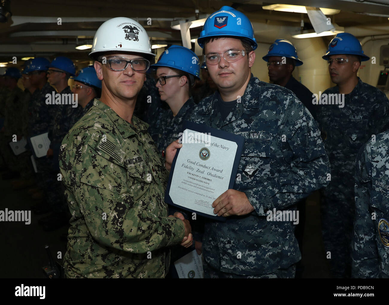 Department of the navy good conduct medal hi-res stock photography and ...