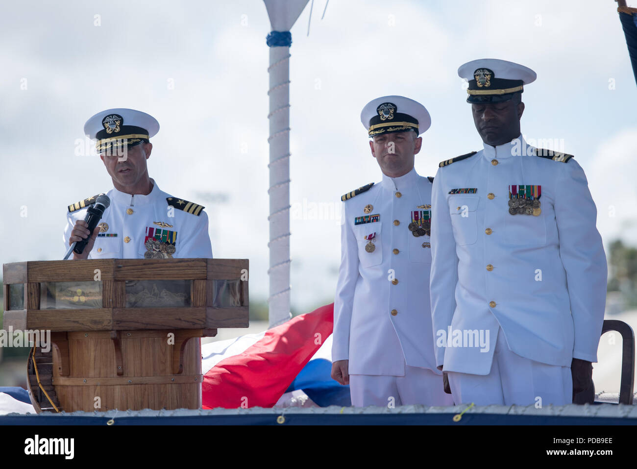 180803-N-KC128-122 PEARL HARBOR (August 3, 2018) - Cmdr. Tyler Forrest ...