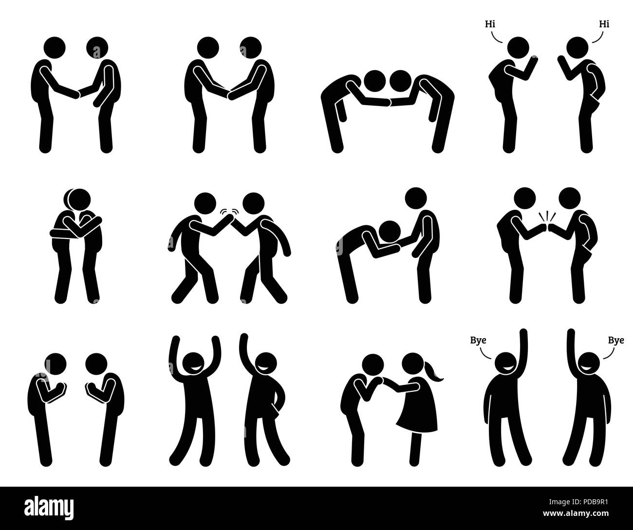 Strong gestures Cut Out Stock Images & Pictures - Alamy