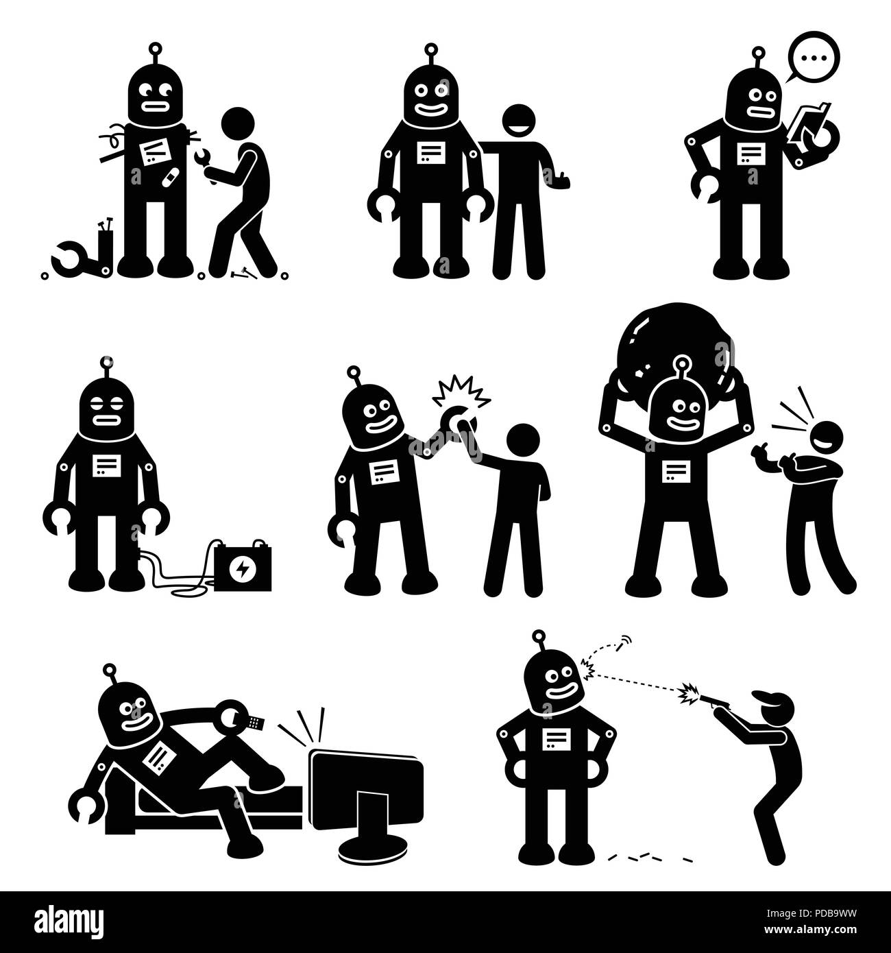 Human companion Stock Vector Images - Alamy