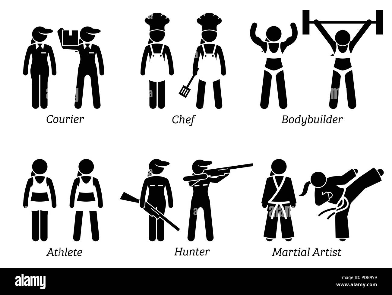 Uniform jobs Cut Out Stock Images & Pictures - Alamy