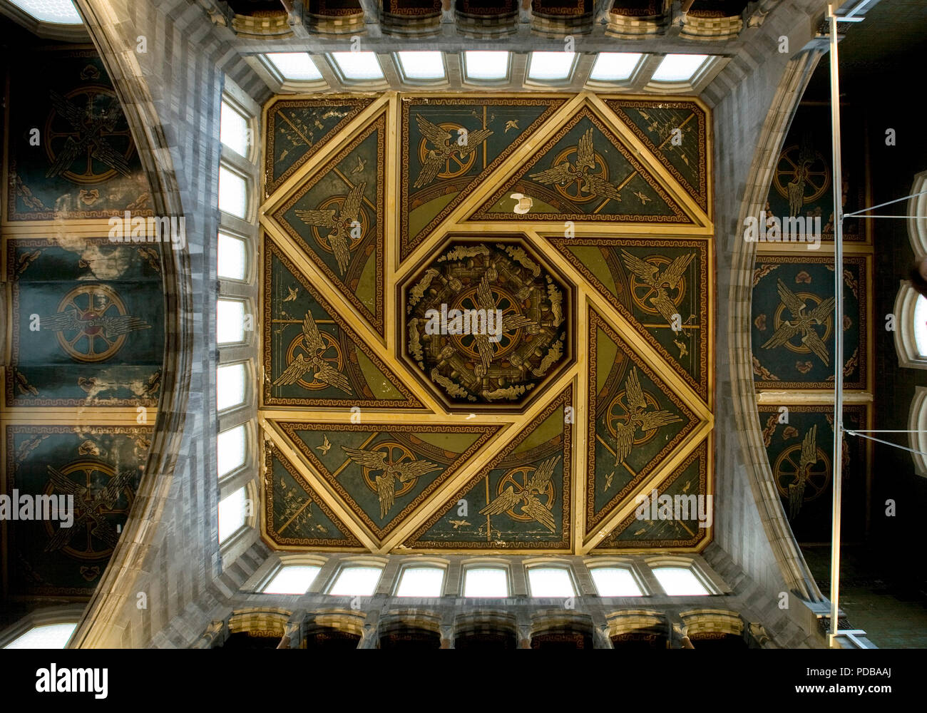 1912, sgraffito, Architekt: Louis Cloquet Stock Photo - Alamy