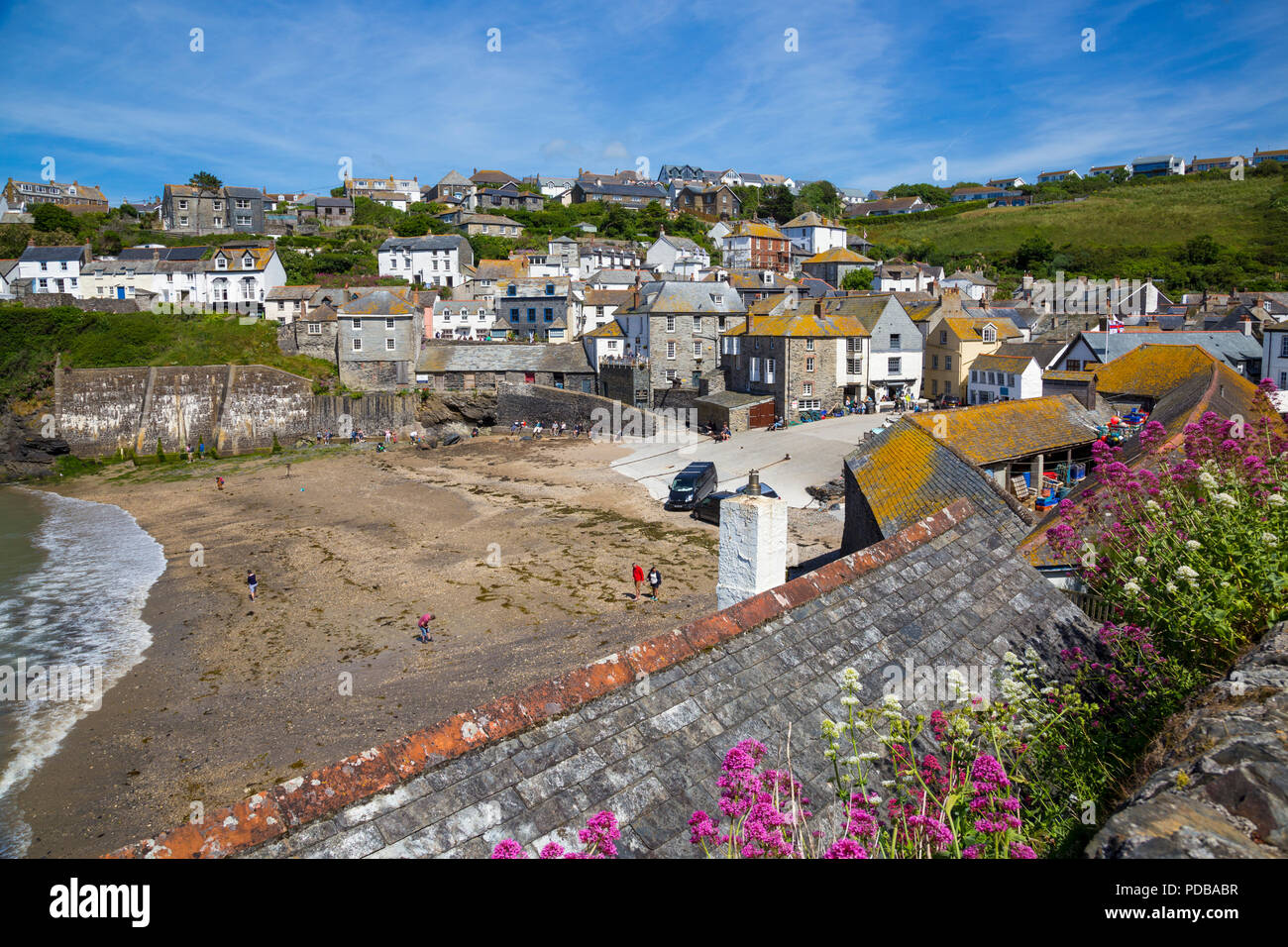 Port Isaac scenes Stock Photo - Alamy