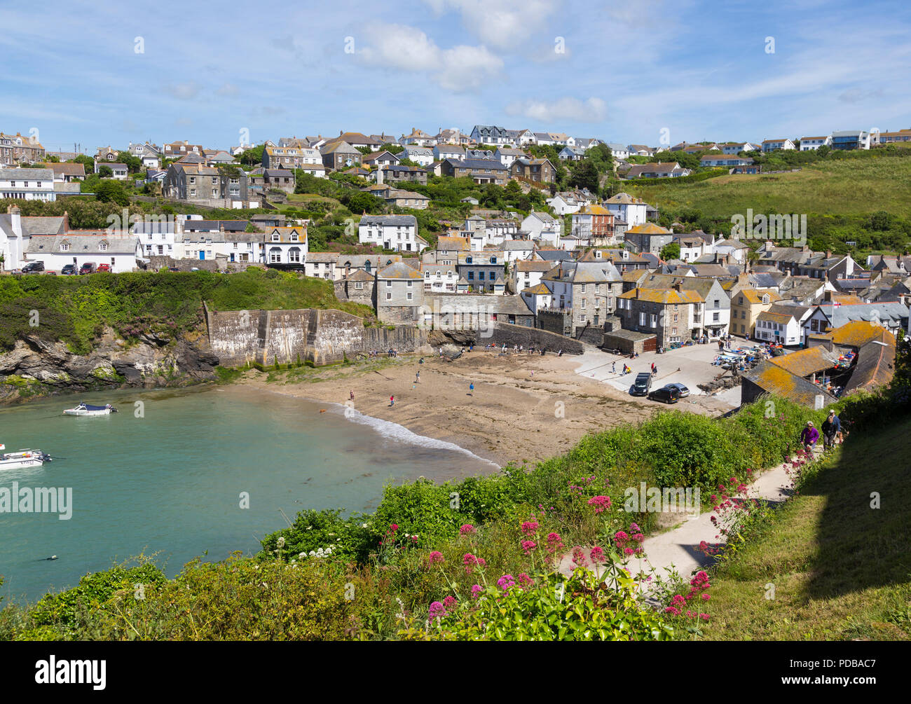 Port Isaac scenes Stock Photo - Alamy