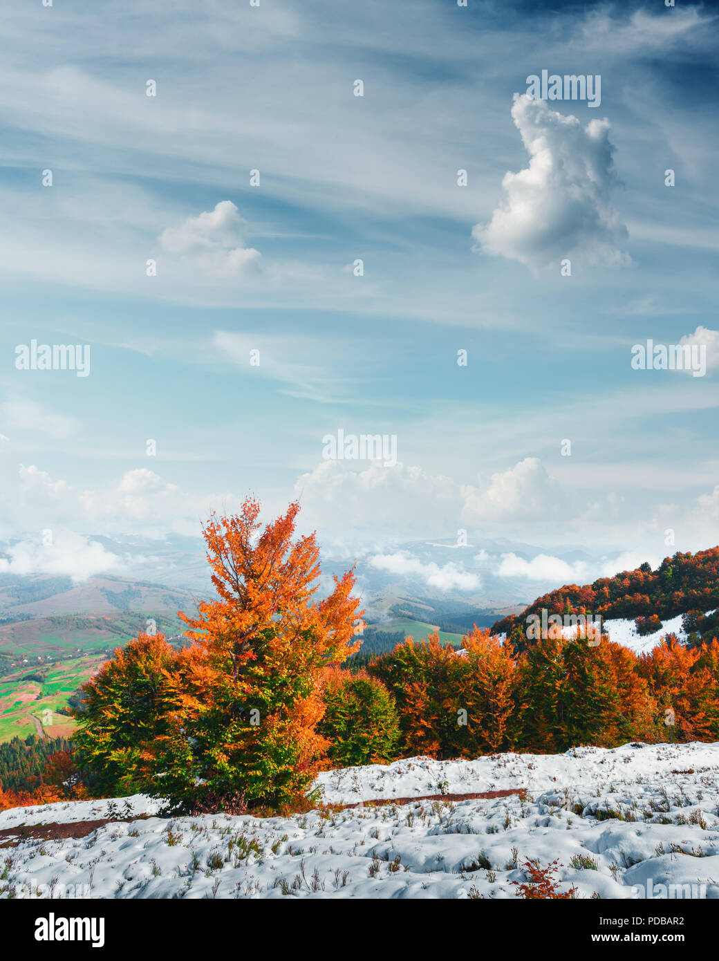 Fall forest and mountains hi-res stock photography and images - Alamy