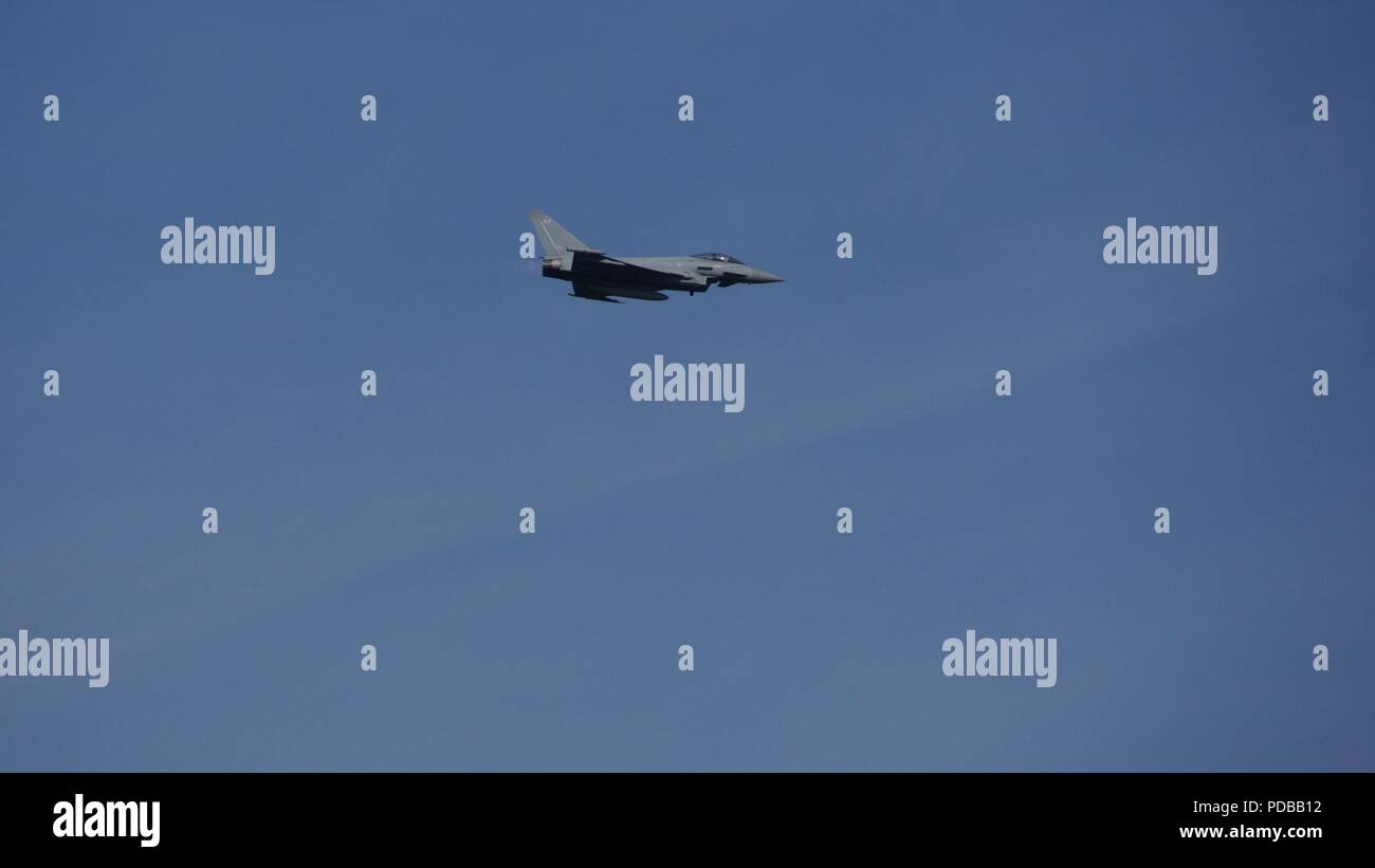 British aerospace eurofighter typhoon flying hi-res stock photography ...