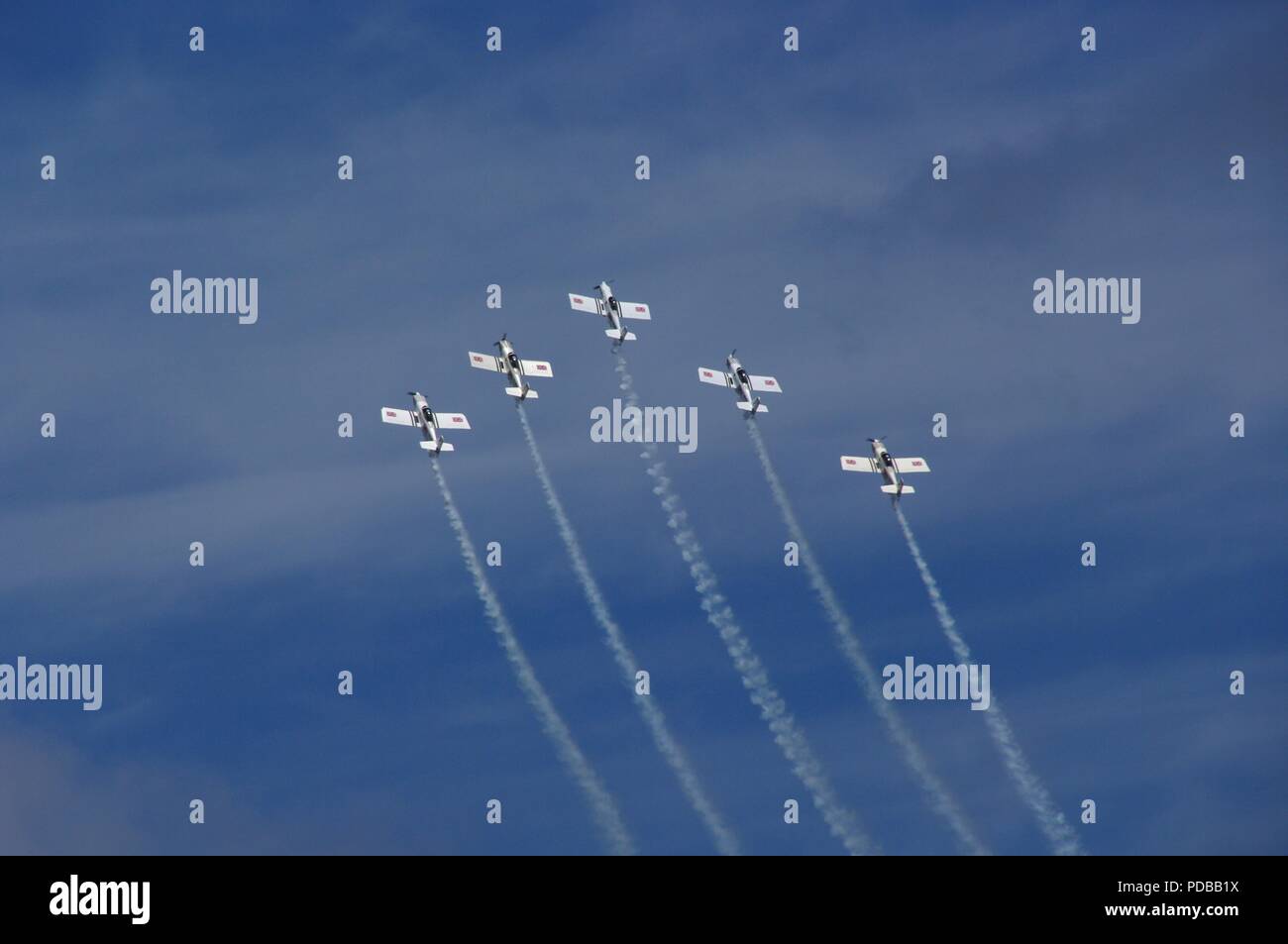 Team Raven, Formation Aerobatic Display Team, Flying at Torbay Airshow ...