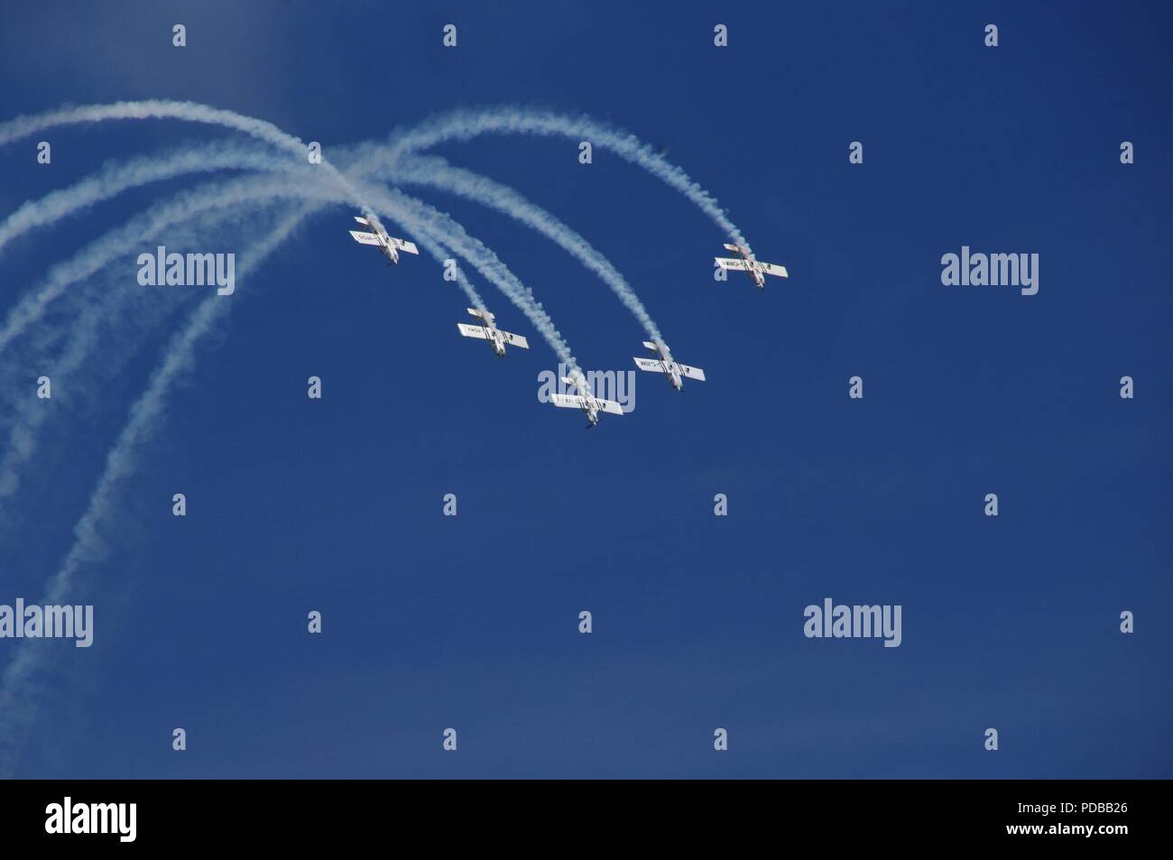 Team Raven, Formation Aerobatic Display Team, Flying at Torbay Airshow ...