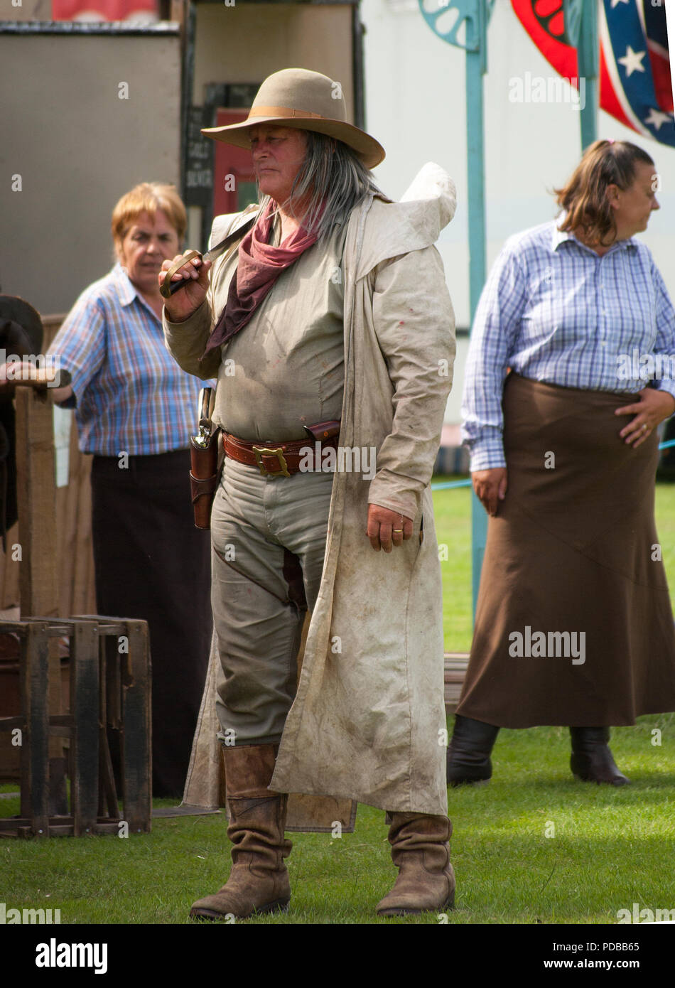 Actor in an American Wild West outdoor show Stock Photo - Alamy