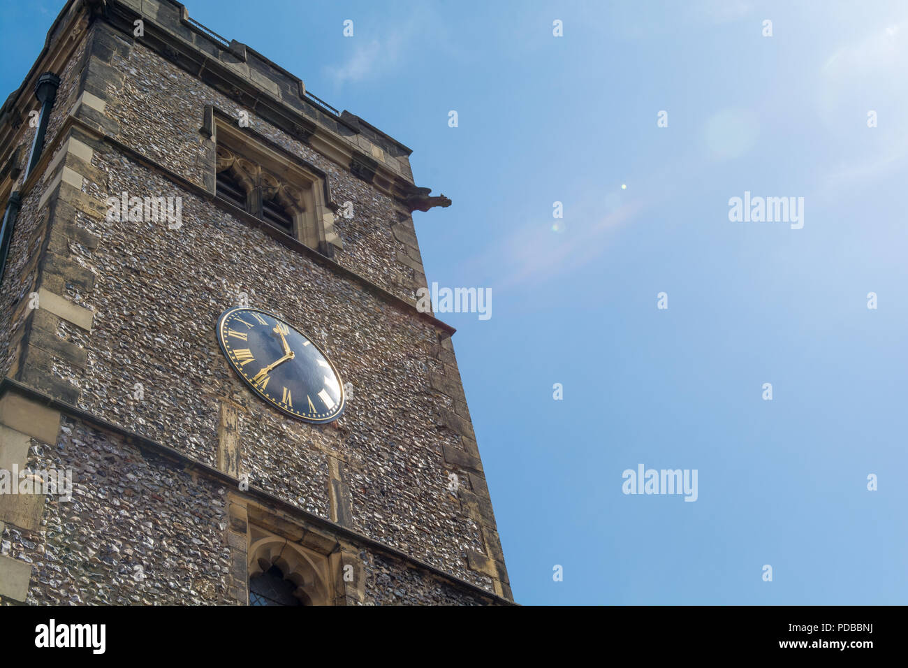 Clock Tower in St Albans city centre Stock Photo - Alamy