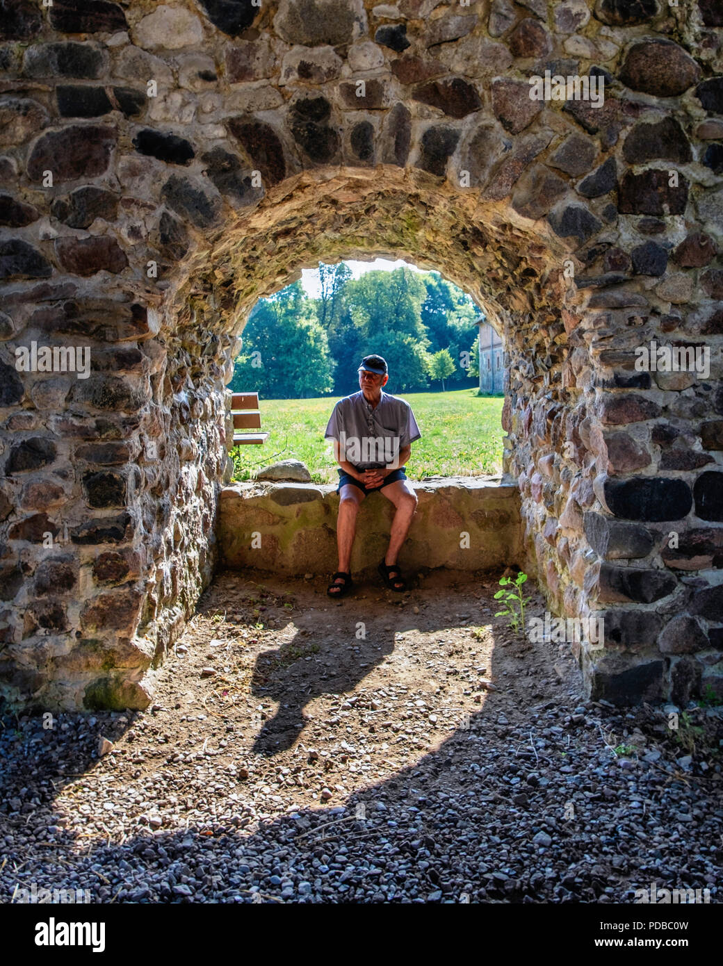 Germany, Stolpe an der Peene. Benedictine Order Monastery. Historic ...