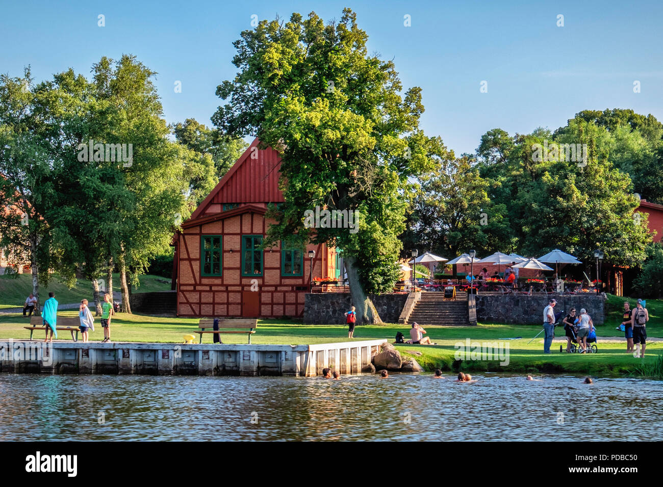 Germany,Guthaus Stolpe Estate.Stolper Fährkrug,Renovated 300-year-old ...