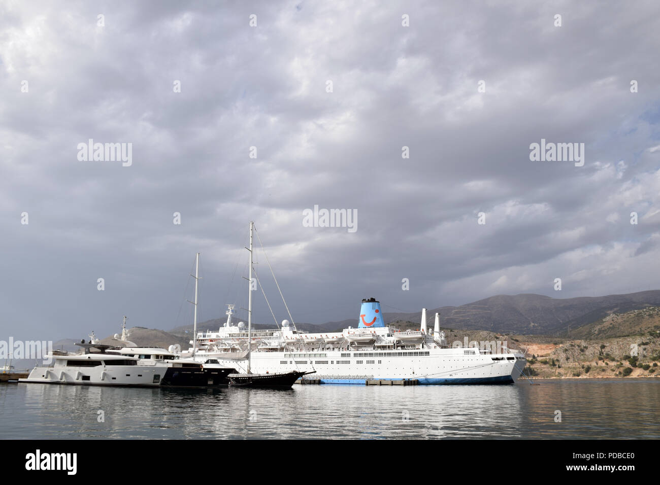 Marella Celebration cruise ship, operated by the holiday company TUI ...