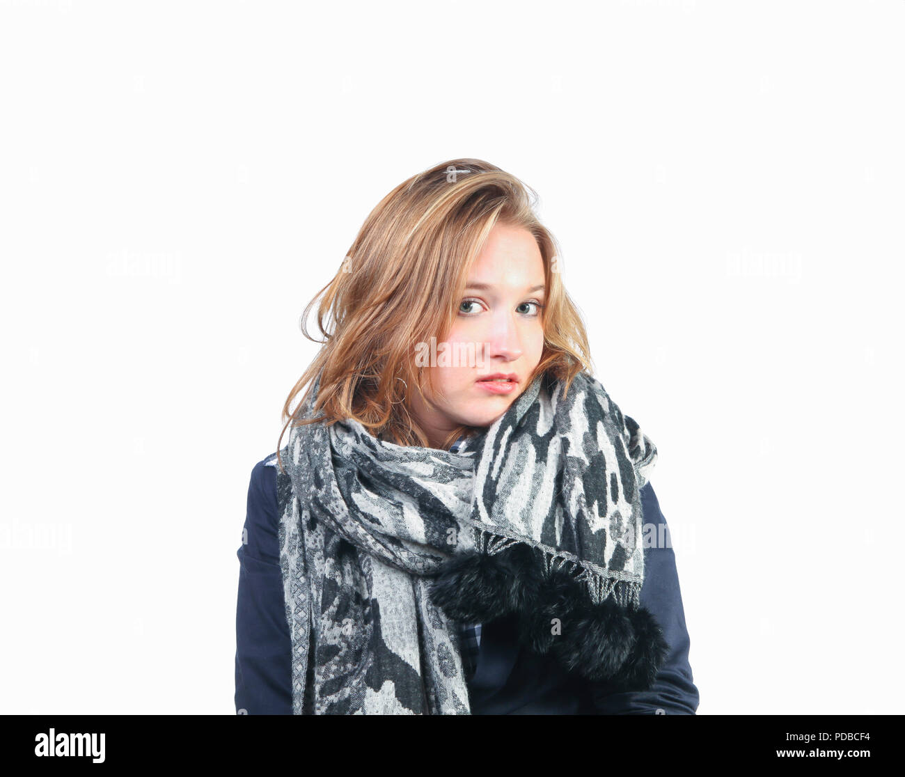 Shivering chilly cold isolated hi-res stock photography and images - Alamy