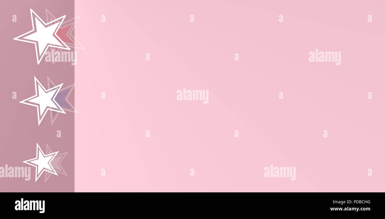 stars on a pink color background - geometric shapes backdrops Stock ...