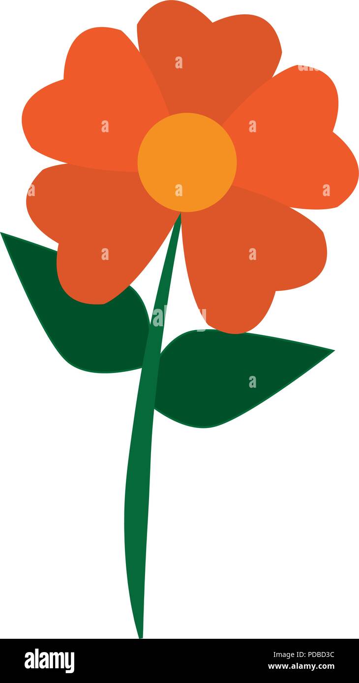 Beautiful flower cartoon Stock Vector Image & Art - Alamy