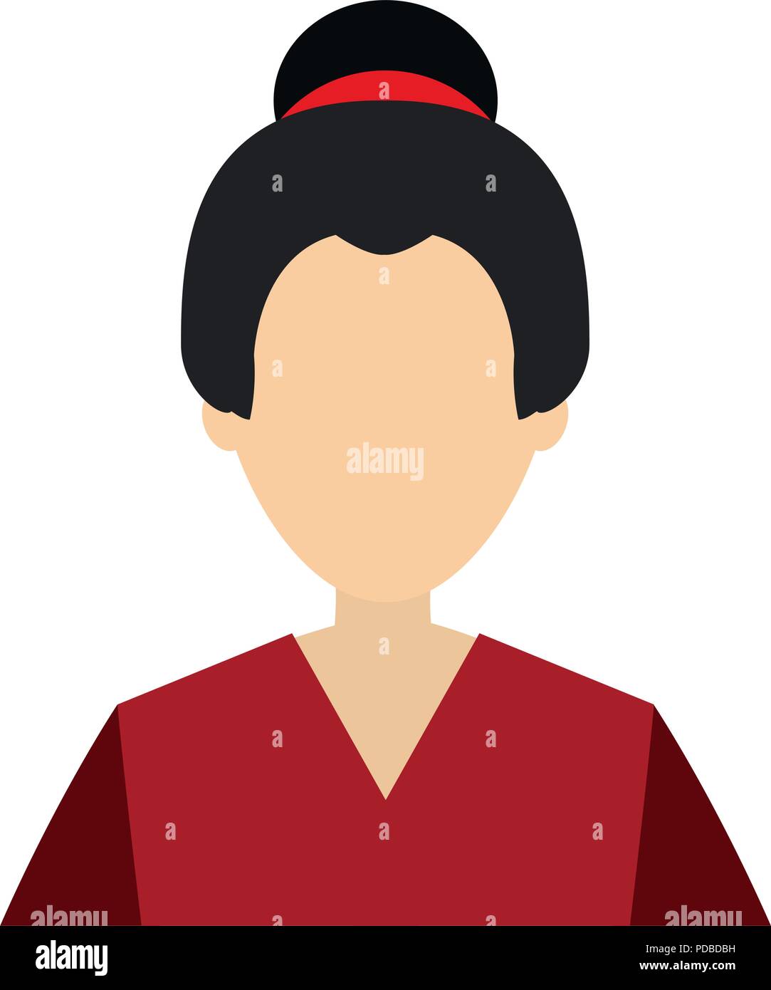 Geisha Profile High Resolution Stock Photography and Images - Alamy