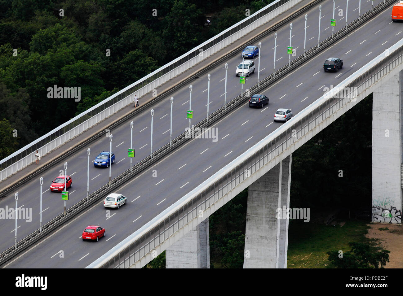 ***FILE PHOTO*** The Nusle Bridge (Nuselsky most), by Czech architect ...