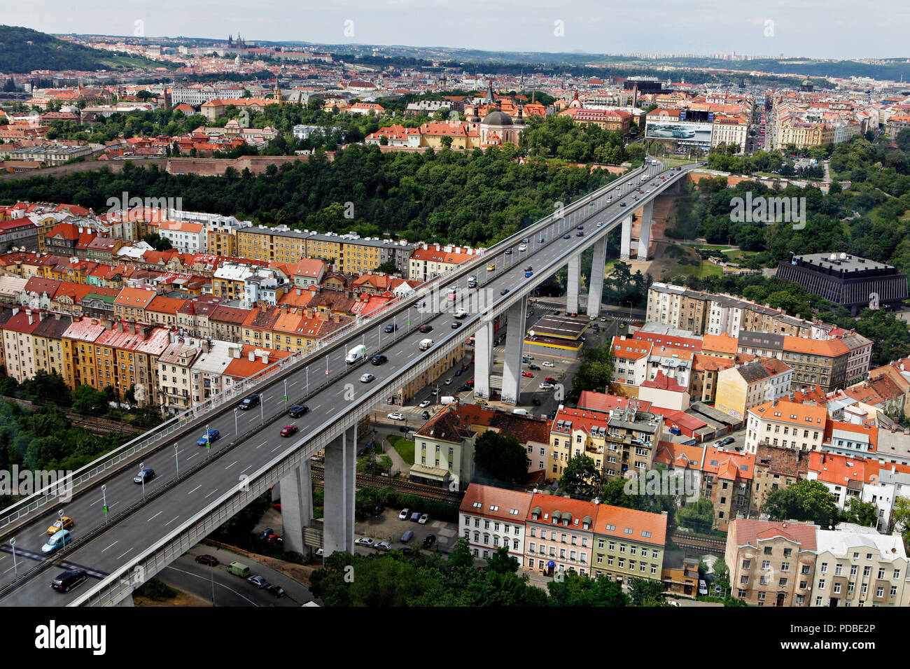 ***FILE PHOTO*** The Nusle Bridge (Nuselsky most), by Czech architect ...