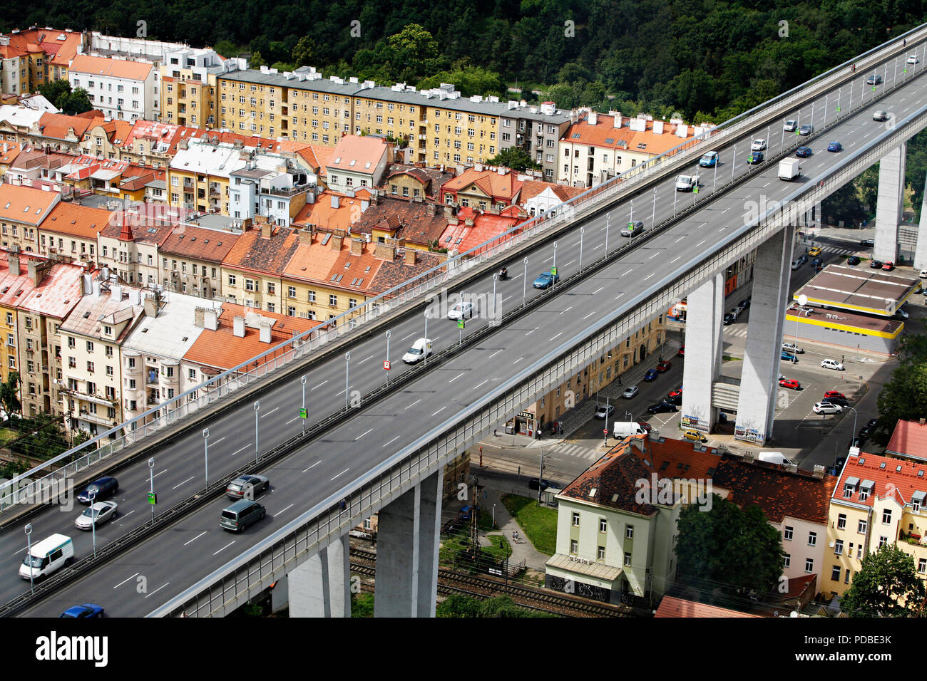 ***FILE PHOTO*** The Nusle Bridge (Nuselsky most), by Czech architect ...