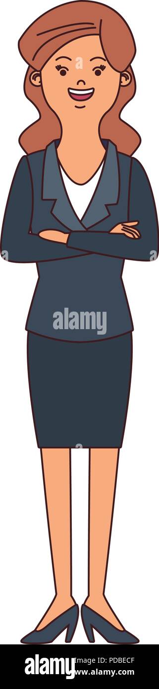 Executive business woman cartoon Stock Vector Image & Art - Alamy