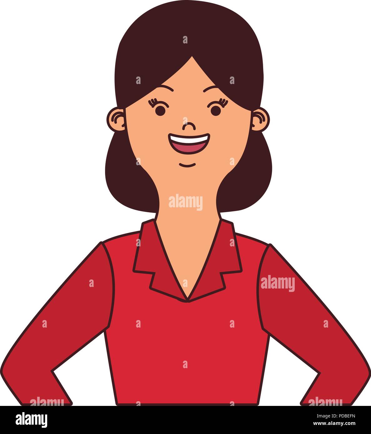 Executive business woman cartoon Stock Vector Image & Art - Alamy