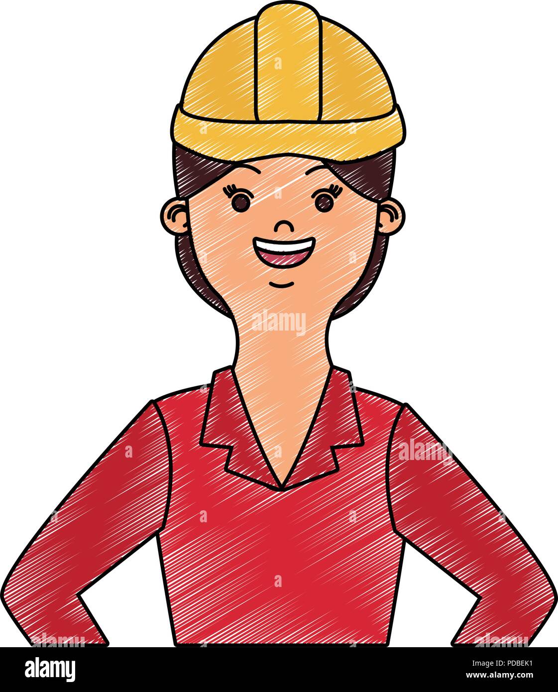 woman engineer cartoon scribble Stock Vector Image & Art - Alamy