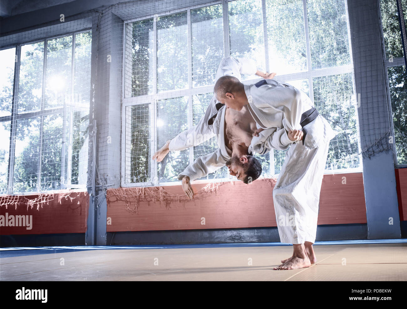 Judoka posture hi-res stock photography and images - Alamy