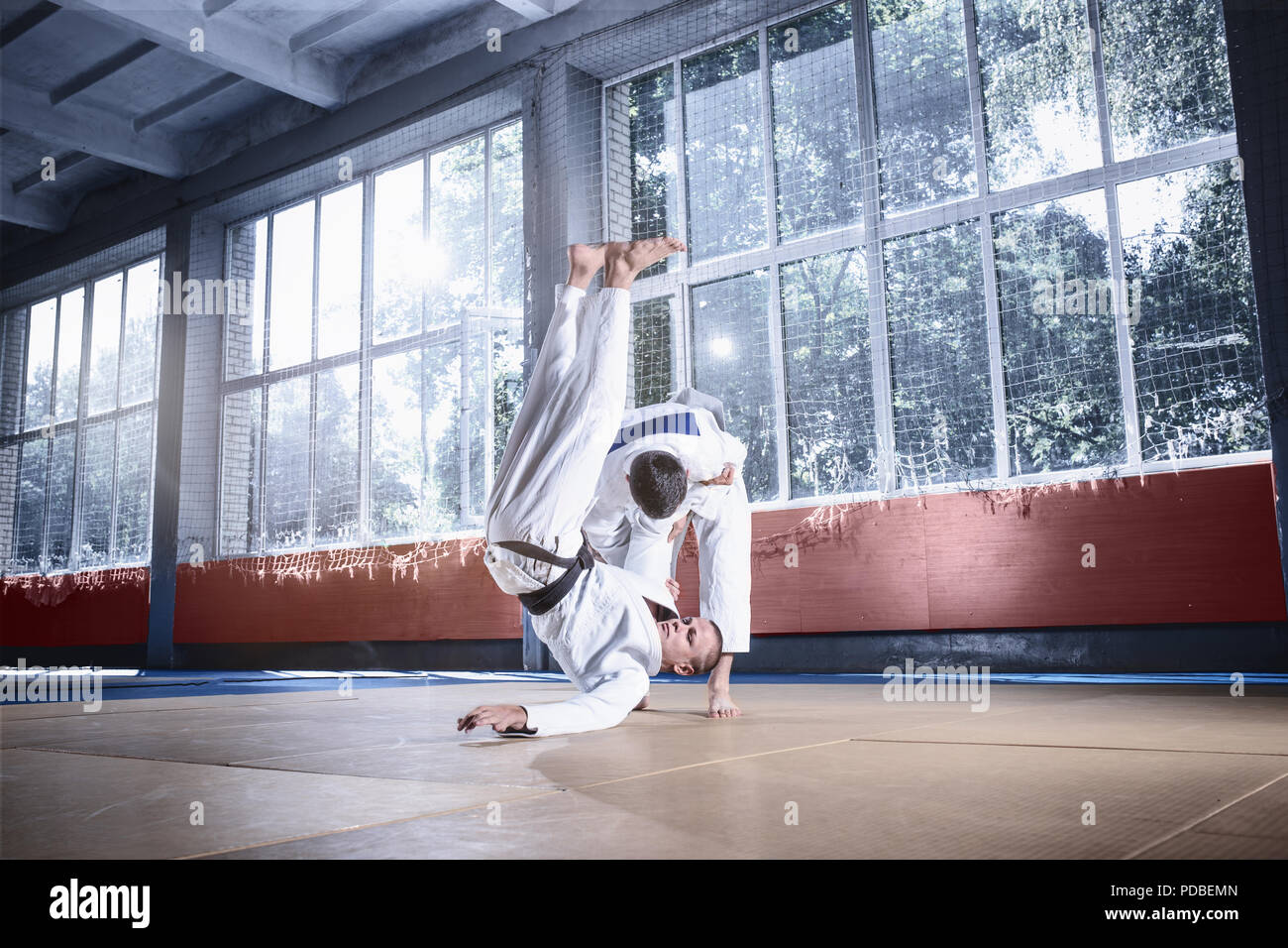 Judoka posture hi-res stock photography and images - Alamy