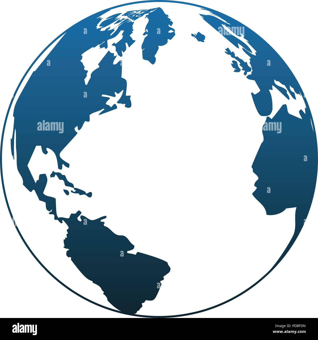 Earth world symbol blue lines Stock Vector Image & Art - Alamy