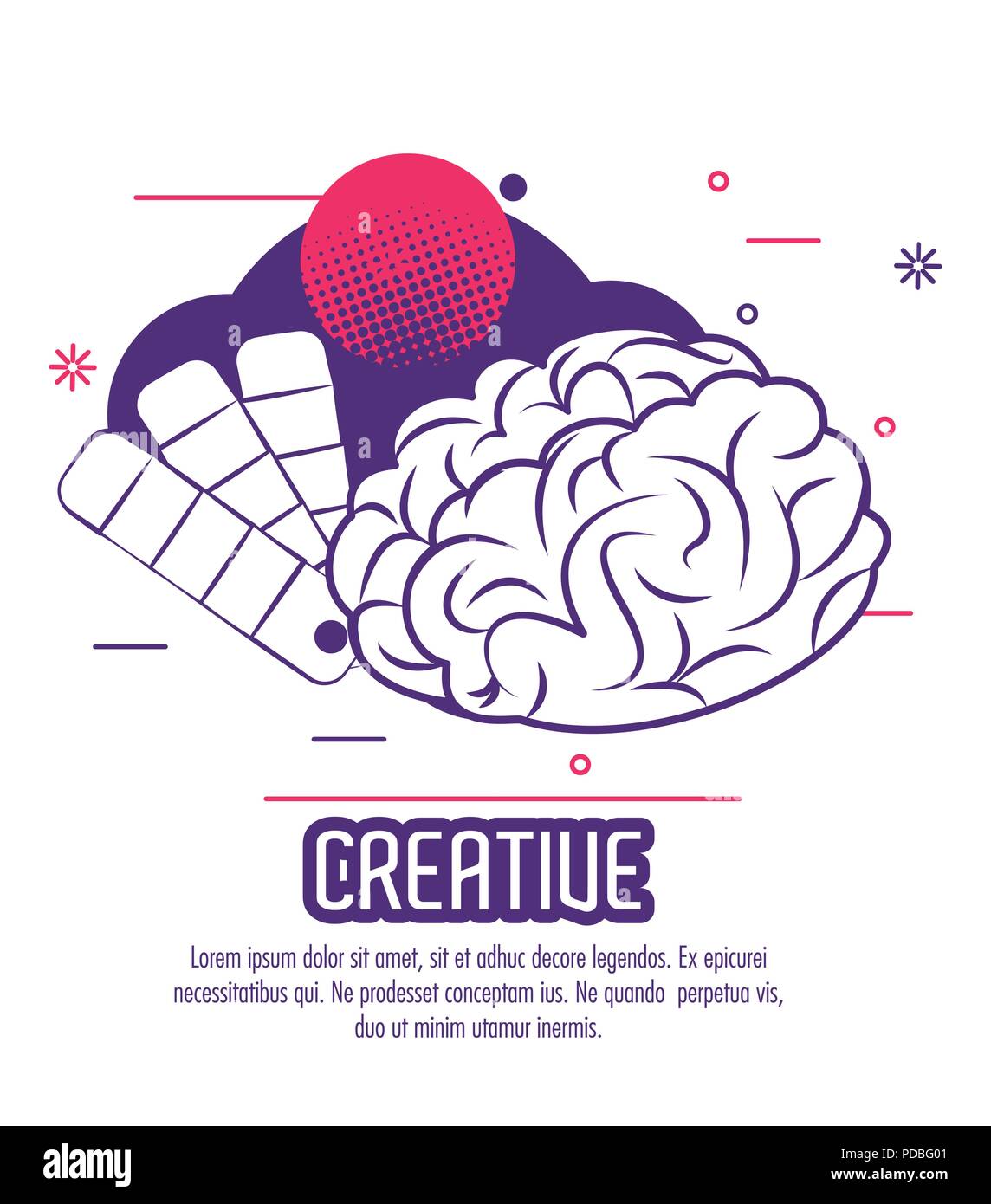 Creative mind poster Stock Vector Image & Art - Alamy
