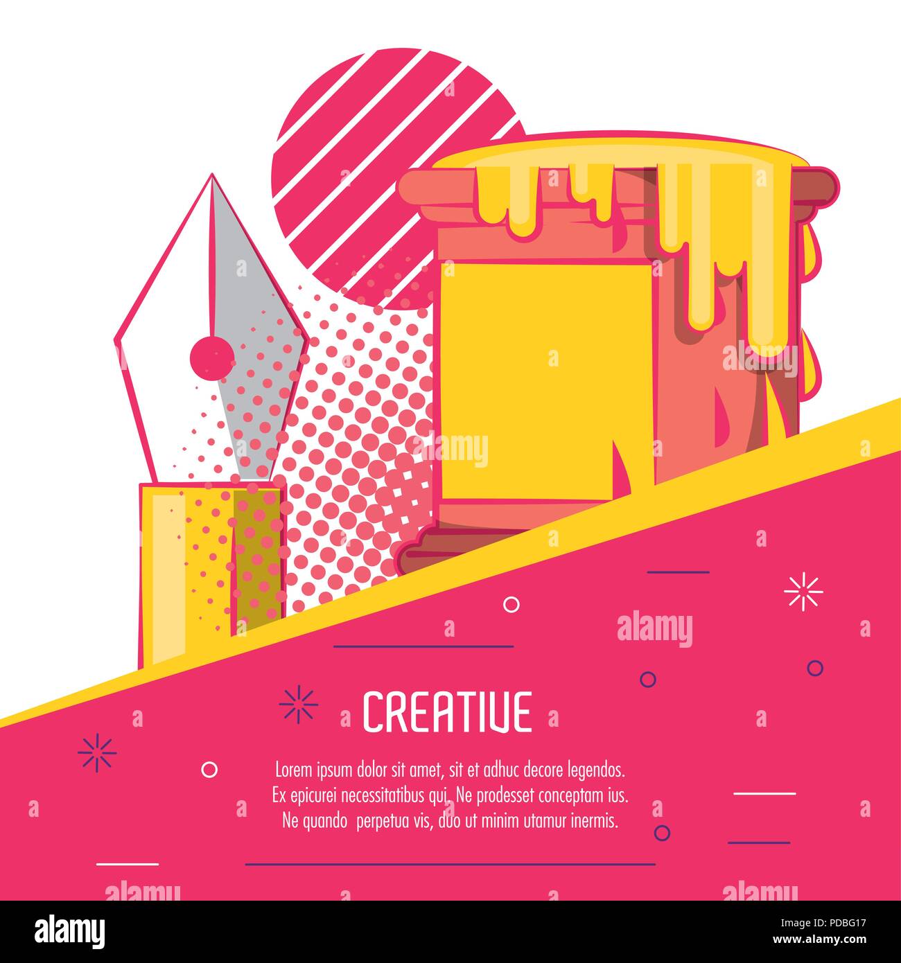 Creative mind poster Stock Vector Image & Art - Alamy