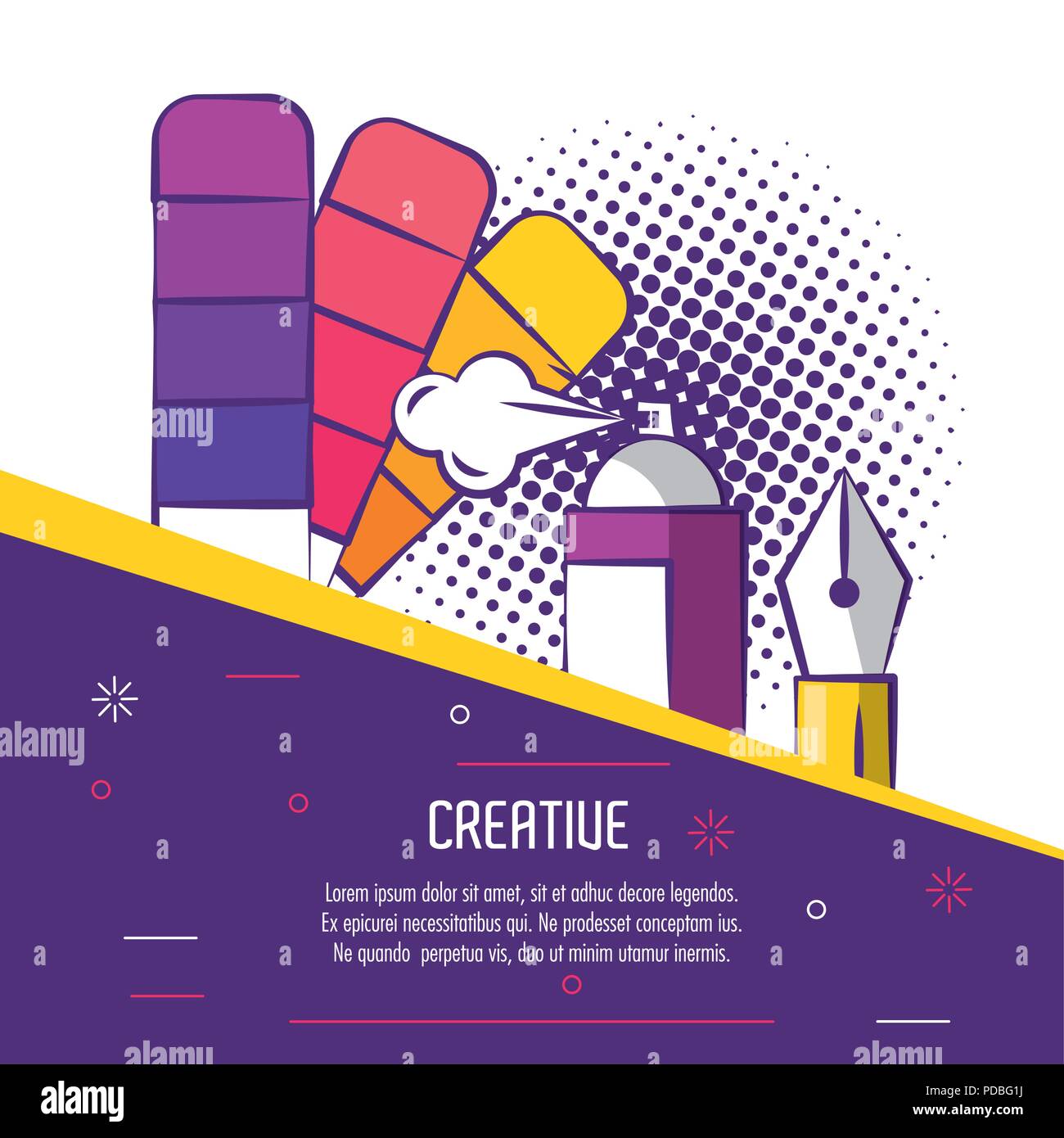 Creative mind poster Stock Vector Image & Art - Alamy