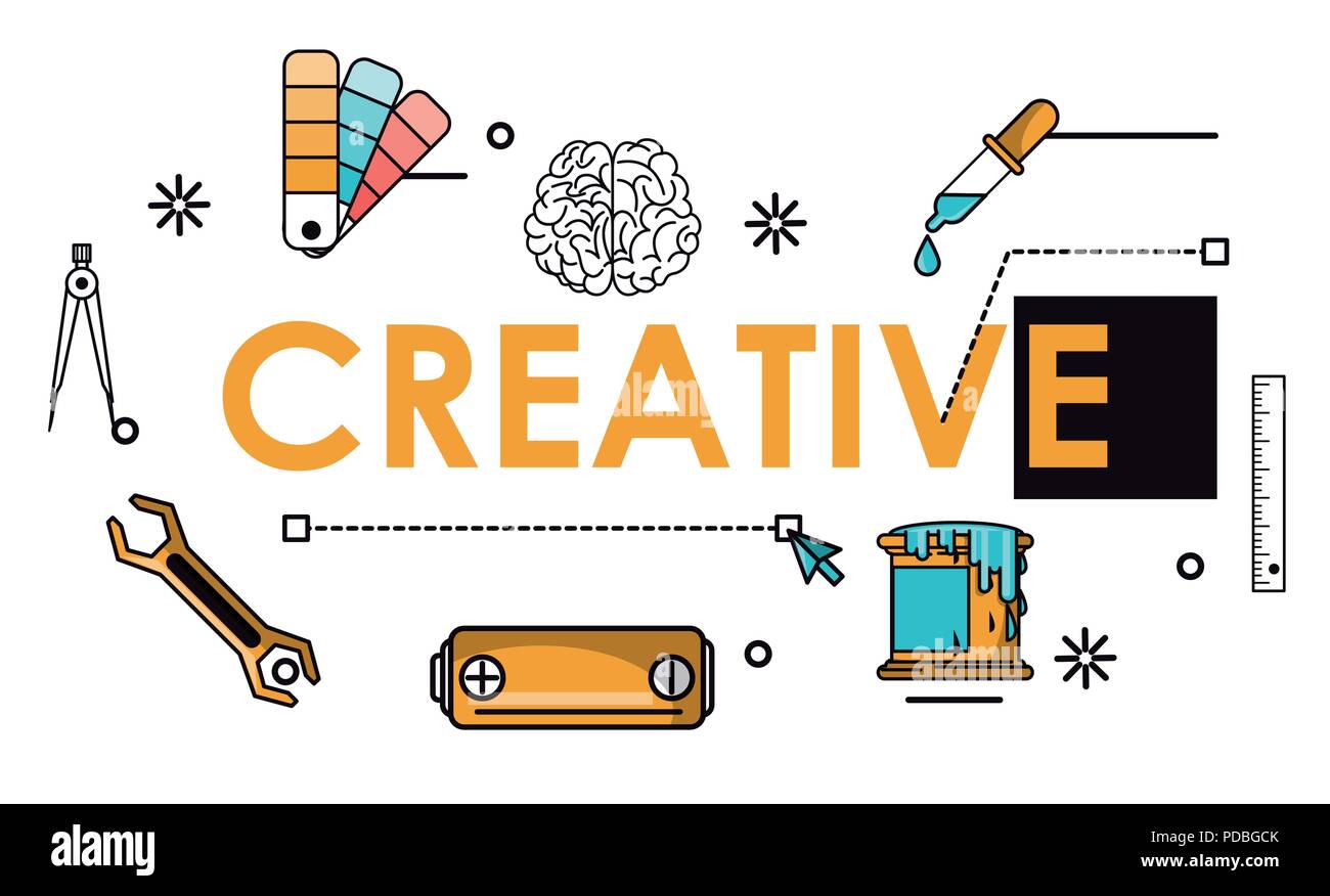 Creative colors and ideas Stock Vector Image & Art - Alamy