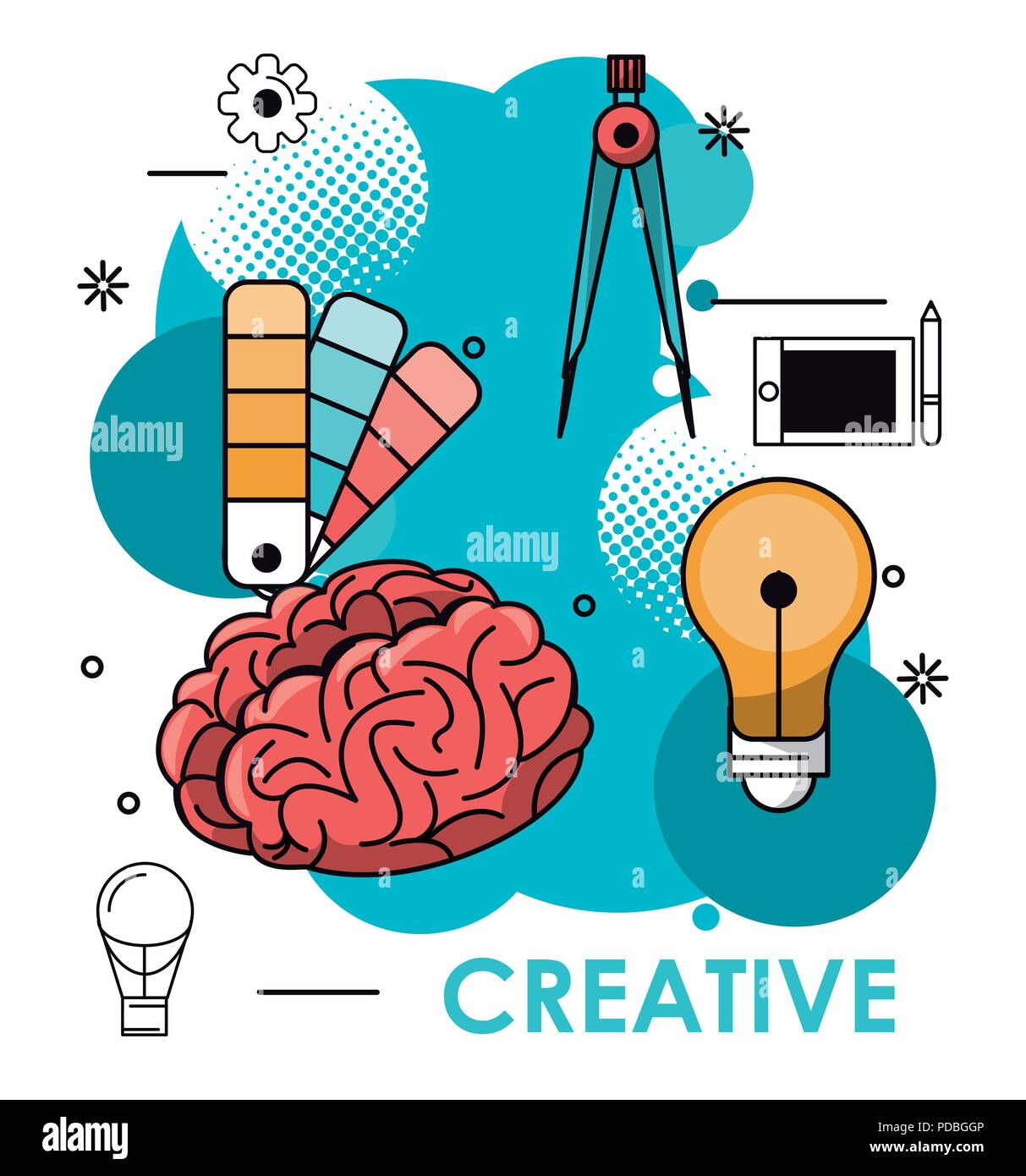 Creative colors and ideas Stock Vector Image & Art - Alamy