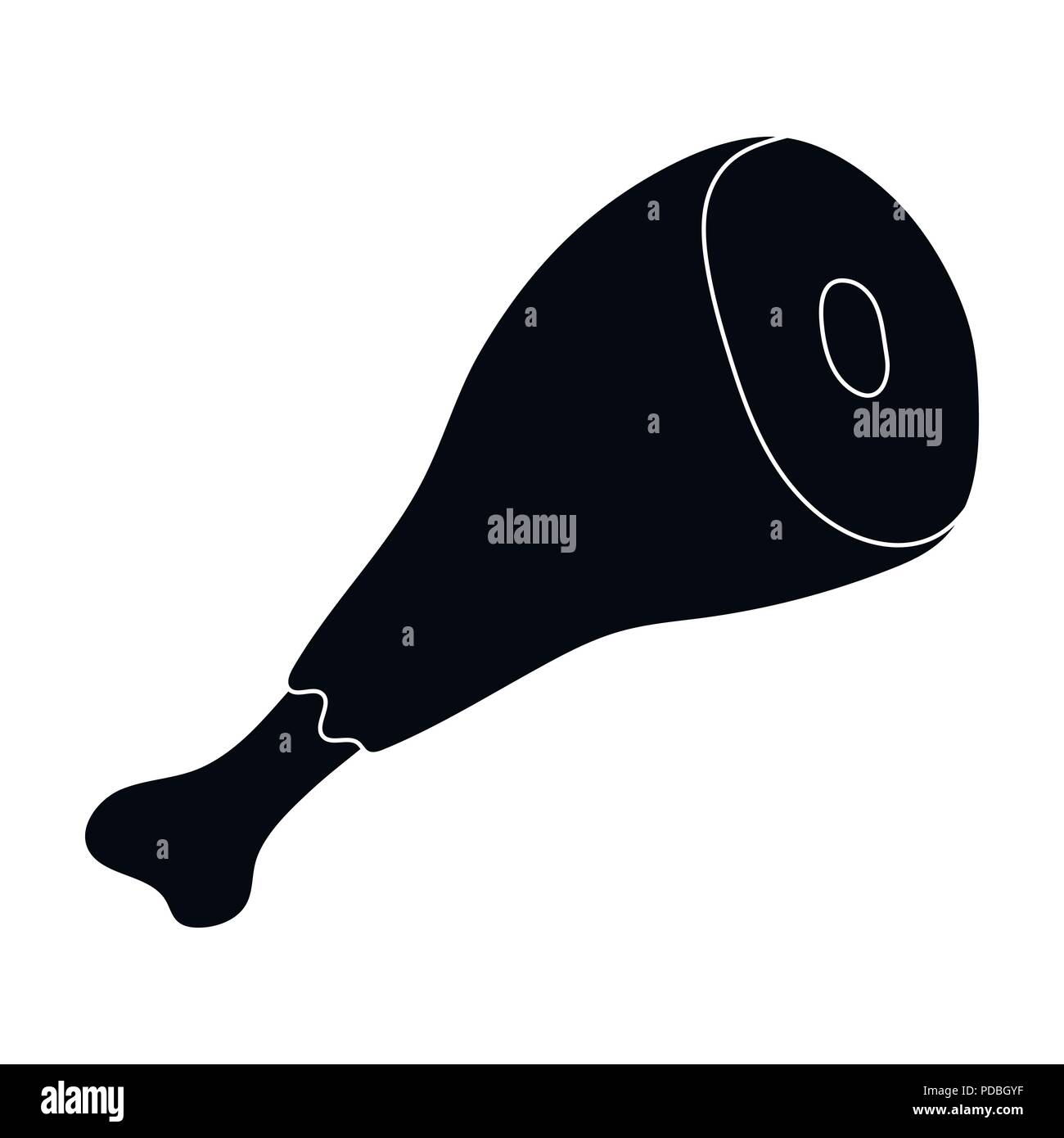 Viking ham icon in black design isolated on white background. Vikings ...