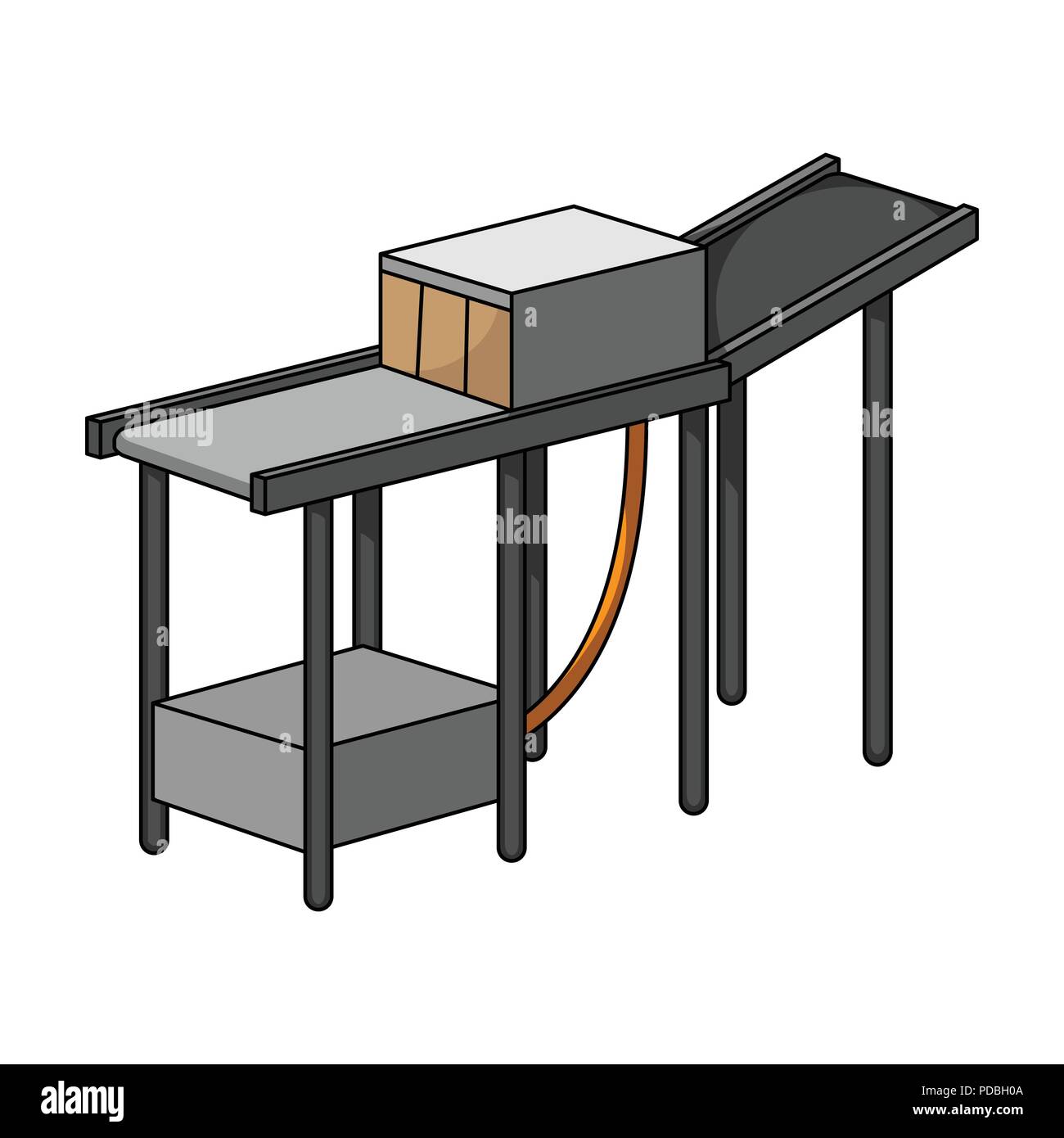 Machine, single icon in cartoon style.Machine, vector symbol stock ...