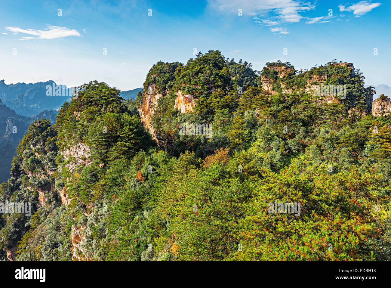 Mountain sunset in zhangjiajie hi-res stock photography and images - Alamy