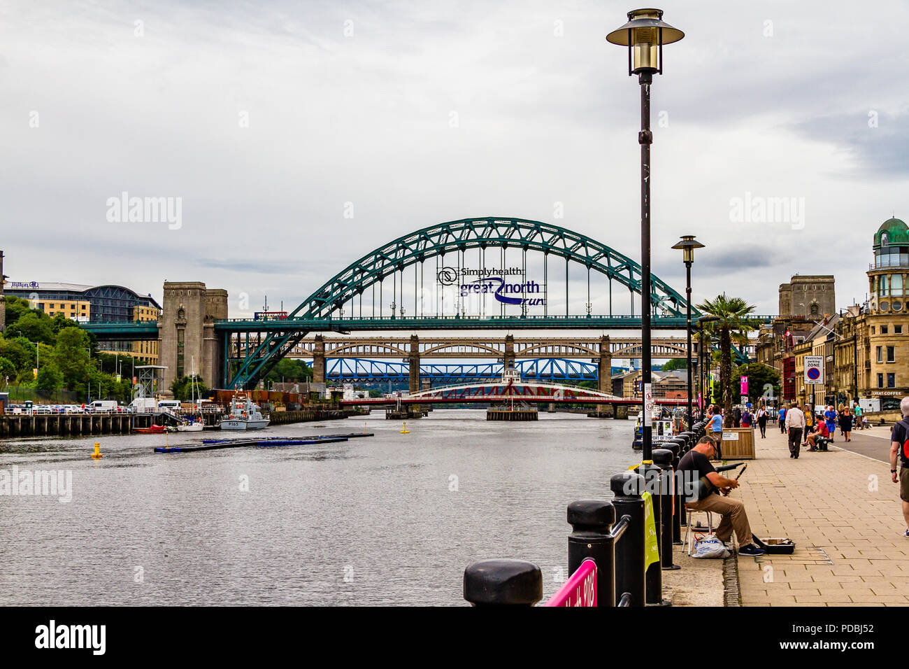 The Tyne riverside, Newcastle-upon-Tyne, UK Stock Photo - Alamy