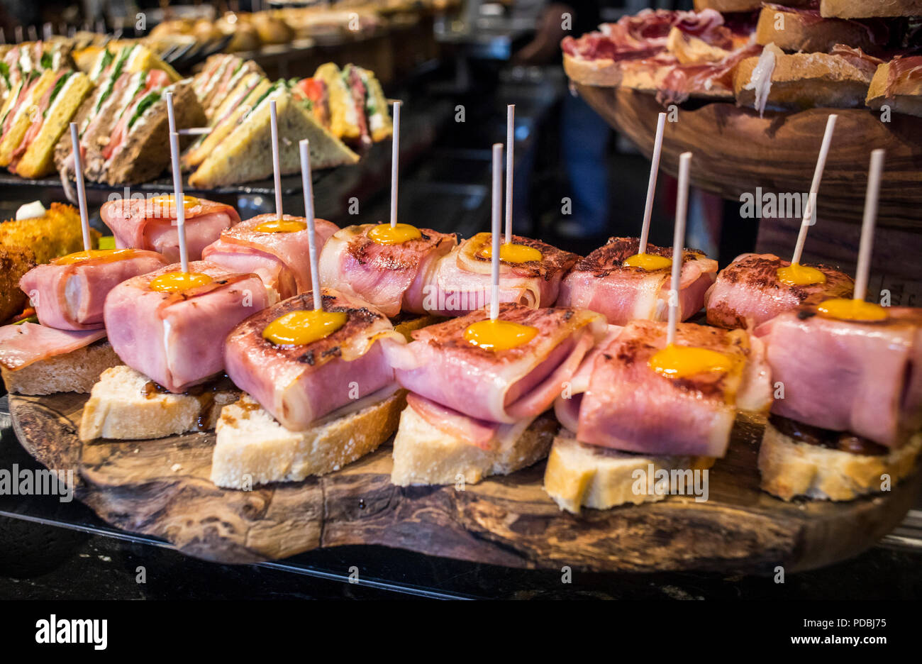 Bilbao spain pintxos basque foods hi-res stock photography and images ...