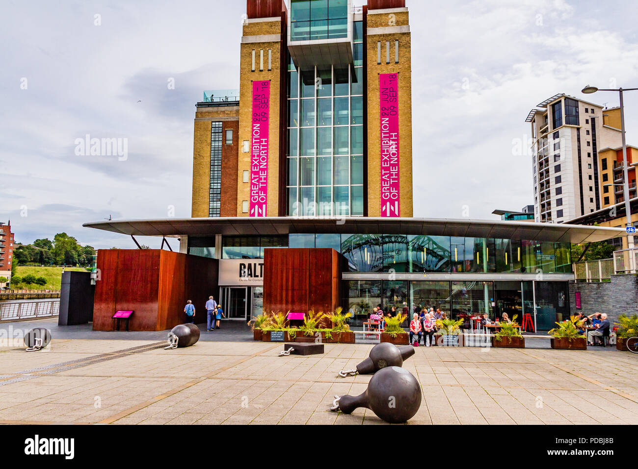 Exterior of the BALTIC Centre for Contemporary Art, an art gallery ...