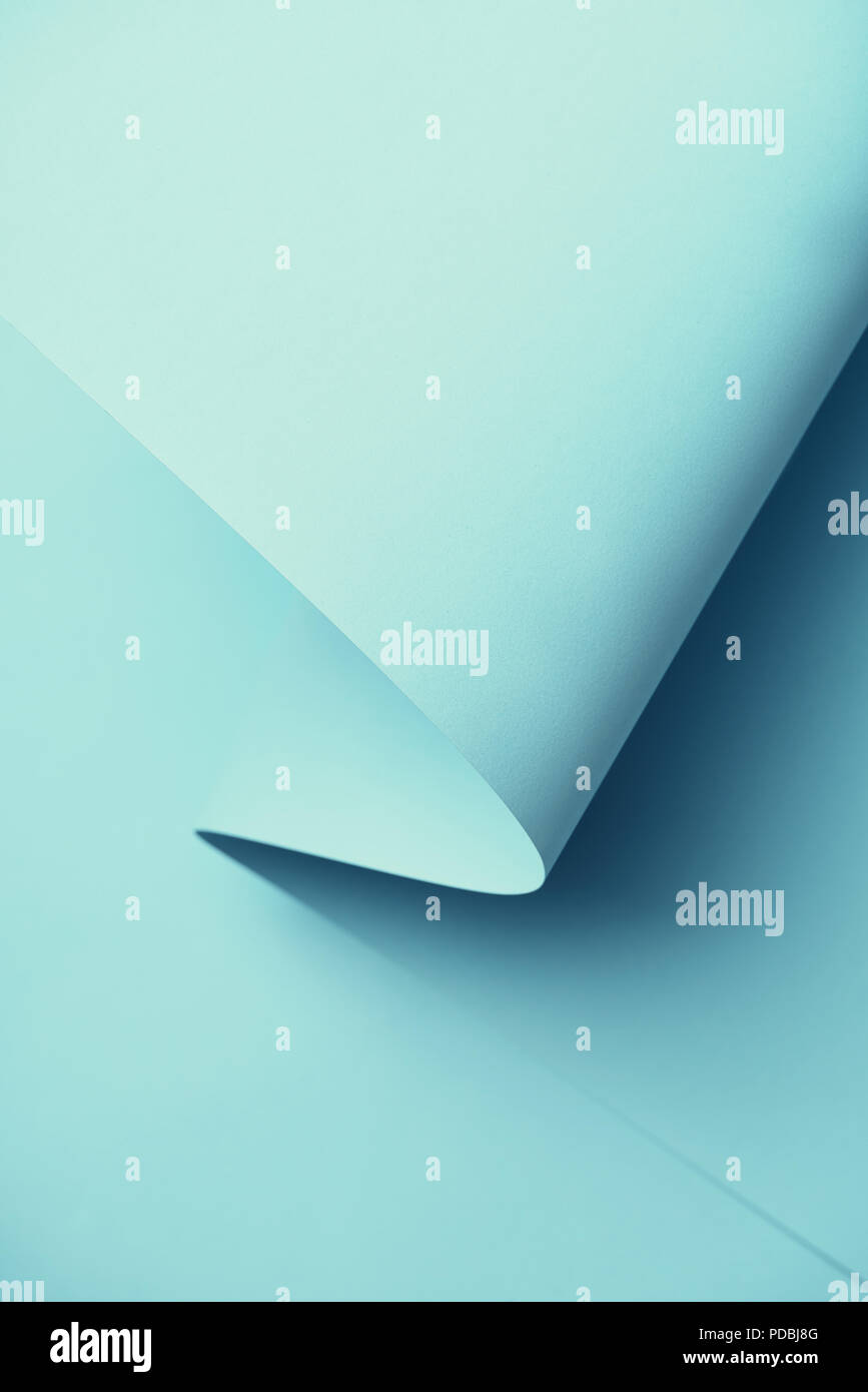 close-up view of creative blue abstract paper background Stock Photo ...