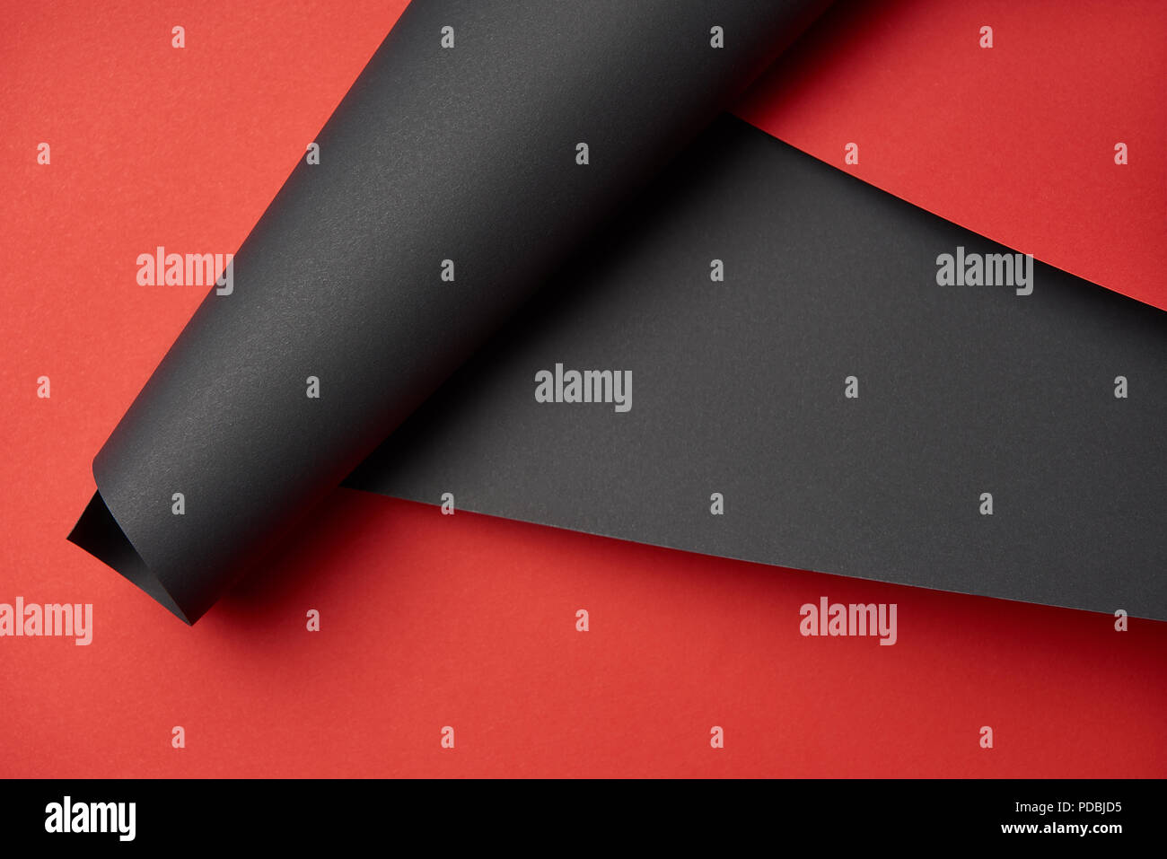 creative abstract blank red and black paper background Stock Photo - Alamy