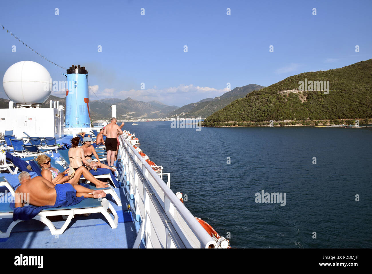 Marella Celebration cruise ship, operated by the holiday company TUI ...