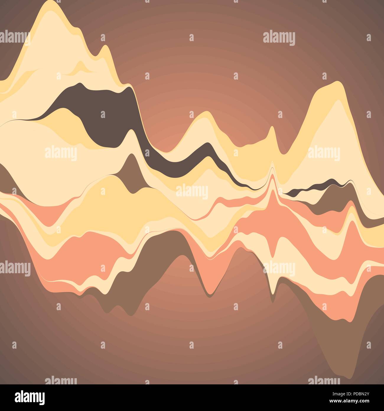 Big data visualization. Streamgraph. Futuristic infographic. Inf Stock ...