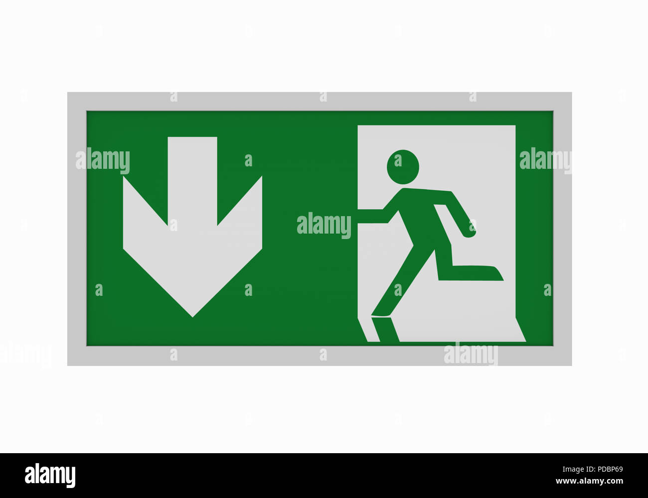 Escape route signs hi-res stock photography and images - Alamy