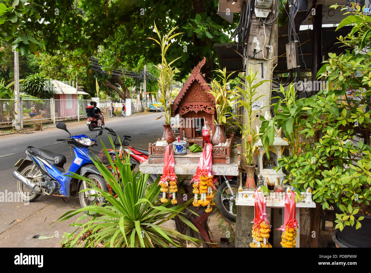 Miniature buddhist temple, Chiang Mai, Thailand Stock Photo - Alamy
